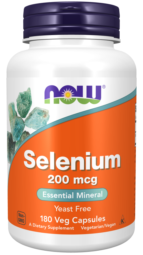 Selenium 200 mcg - 180 Vcaps | NOW Brand Vitamins and Supplements