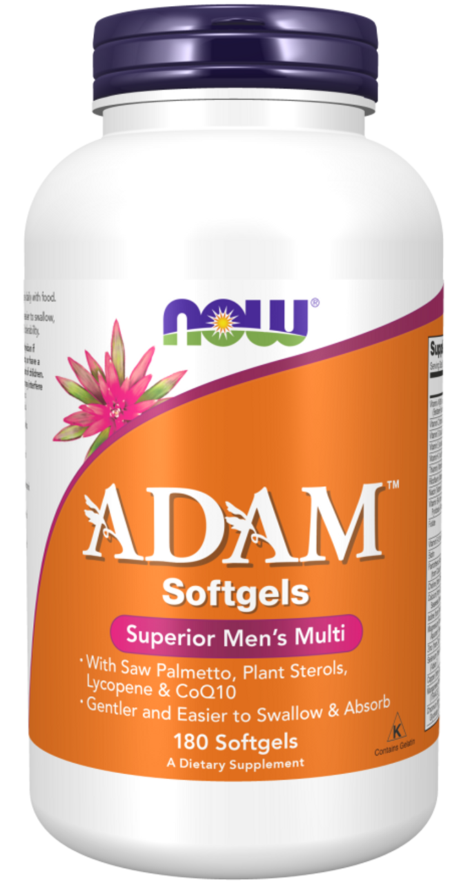 Adam Male Multi - 180 Softgels | NOW Brand Vitamins and Supplements