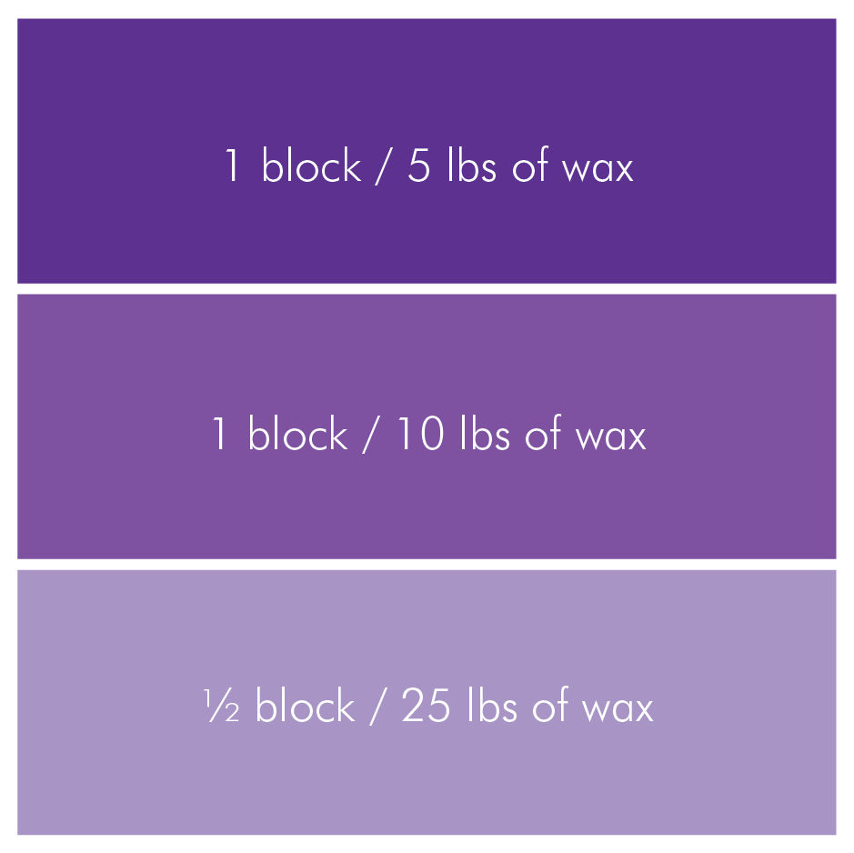 Violet Candle Color Blocks | Wholesale Supplier