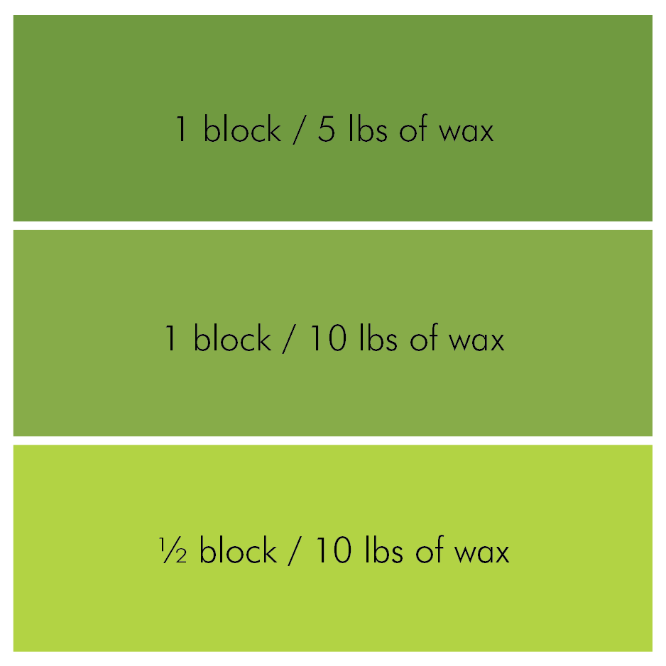 Lime Candle Color Blocks | Wholesale Supplier