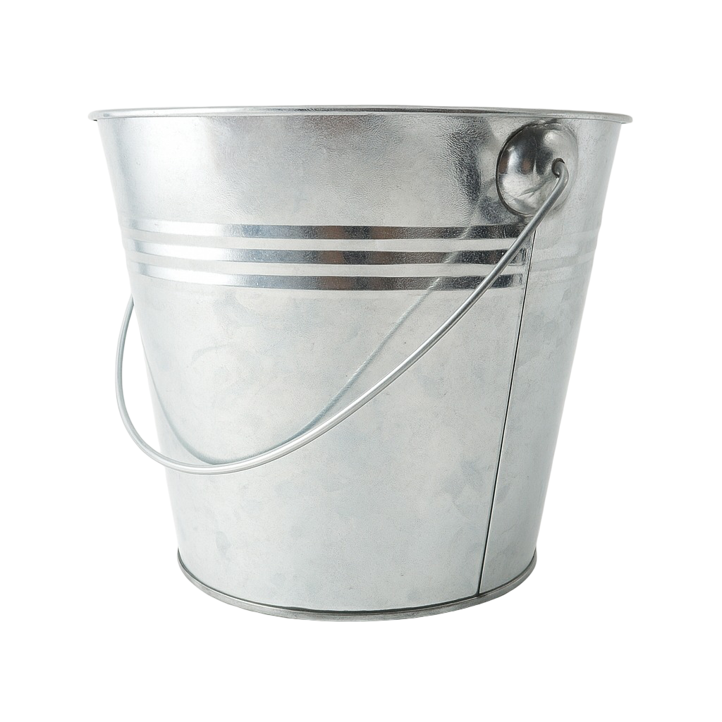 60 oz Galvanized Metal Pail | Wholesale Supplier
