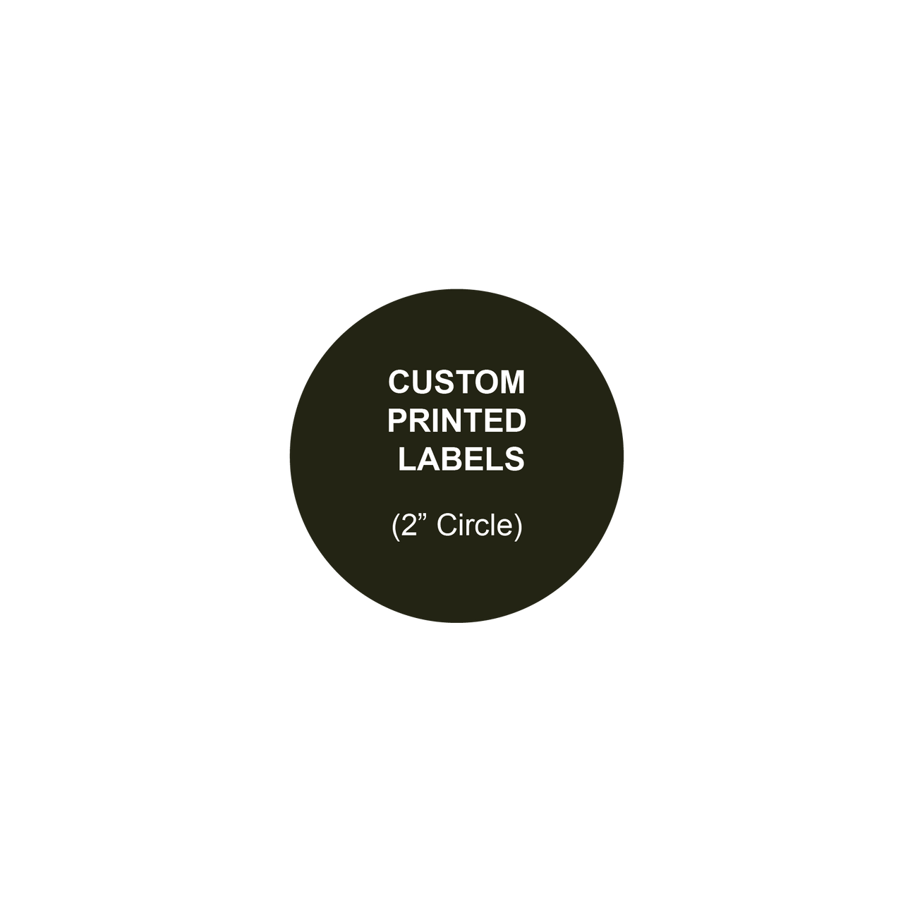 2" Circle Custom Labels | Digital Printing