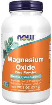Magnesium Oxide Powder (8 OZ) | NOW Brand | Bulk Apothecary