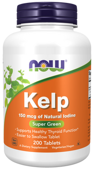 Kelp 150 mcg - 200 Tablets | NOW Brand Vitamins and Supplements