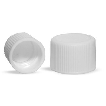 Buy White Ribbed Polypro Caps | Buy Wholesale from Bulk Apothecary