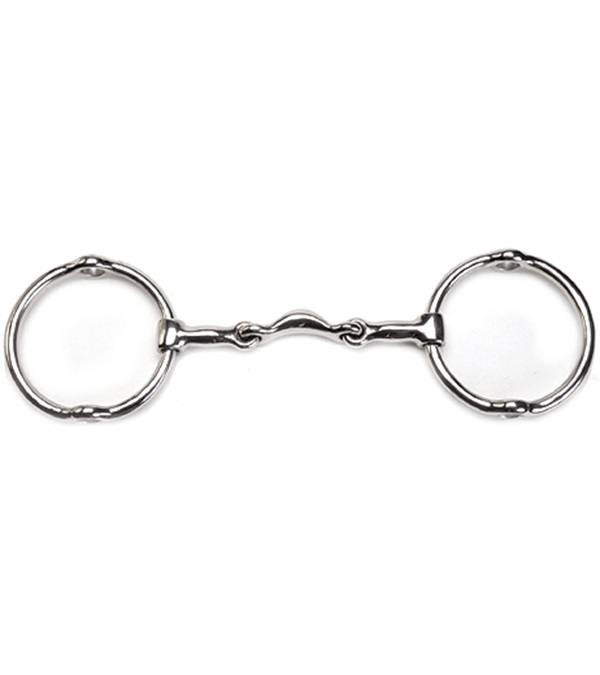 Quarter Moon Gag Bit- English Bits & Tack