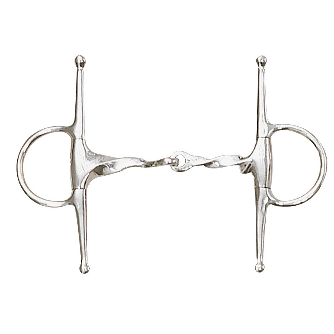 Centaur Slow Twist Full Cheek Bit- English Snaffle Bits