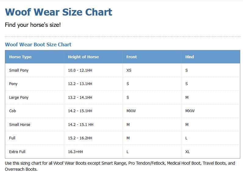 Woof Wear Double Lock Brushing Boots- Horse Boots