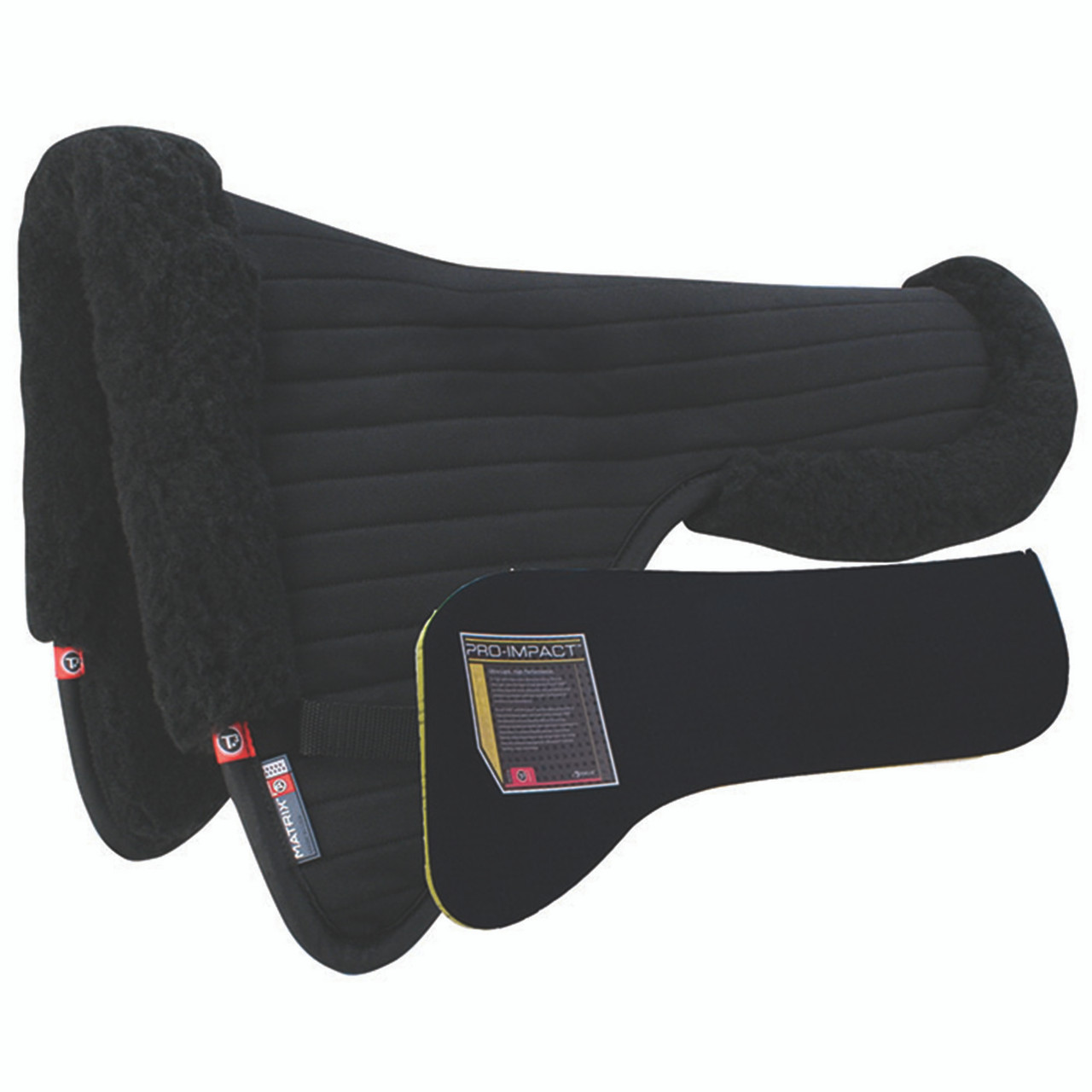 Matrix T3 Ergonomic Half Pad PRO-Impact Inserts- Saddle Pads