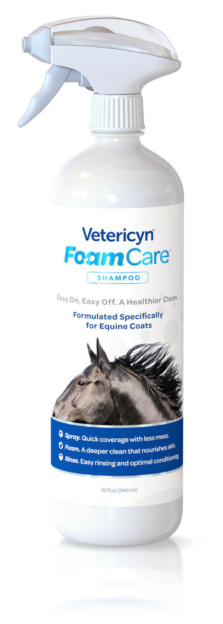 Vetericyn FoamCare Shampoo- Horse Shampoo