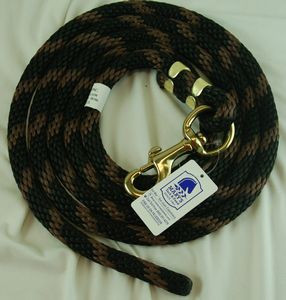 Nylon 2 -Color Lead Ropes- Horse Lead Ropes