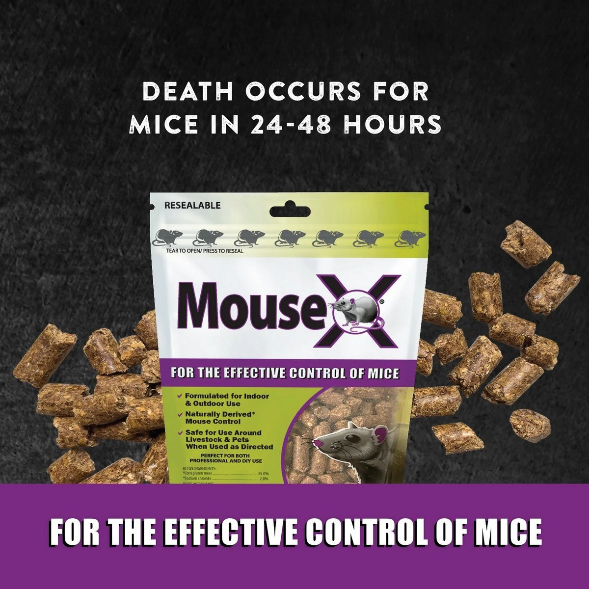 MouseX Mice Control Pellets