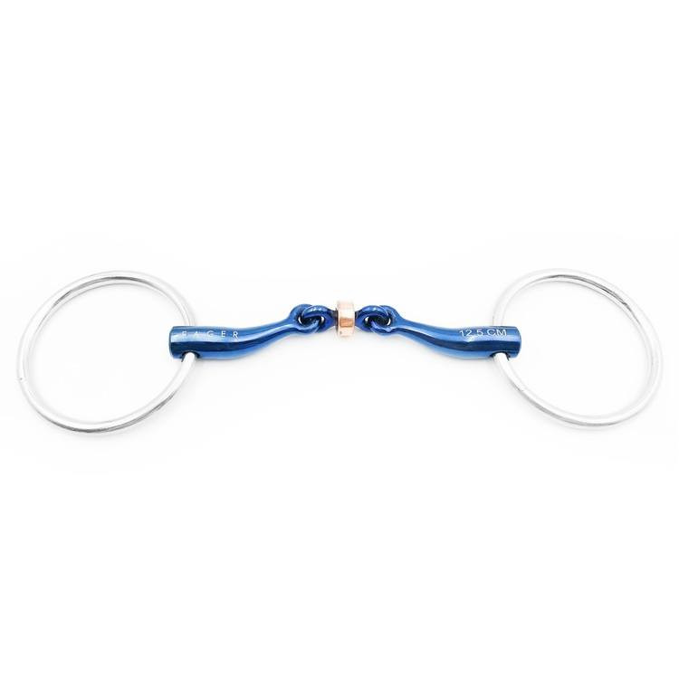 Fager Sally Titanium Loose Ring- Dressage Legal Bits
