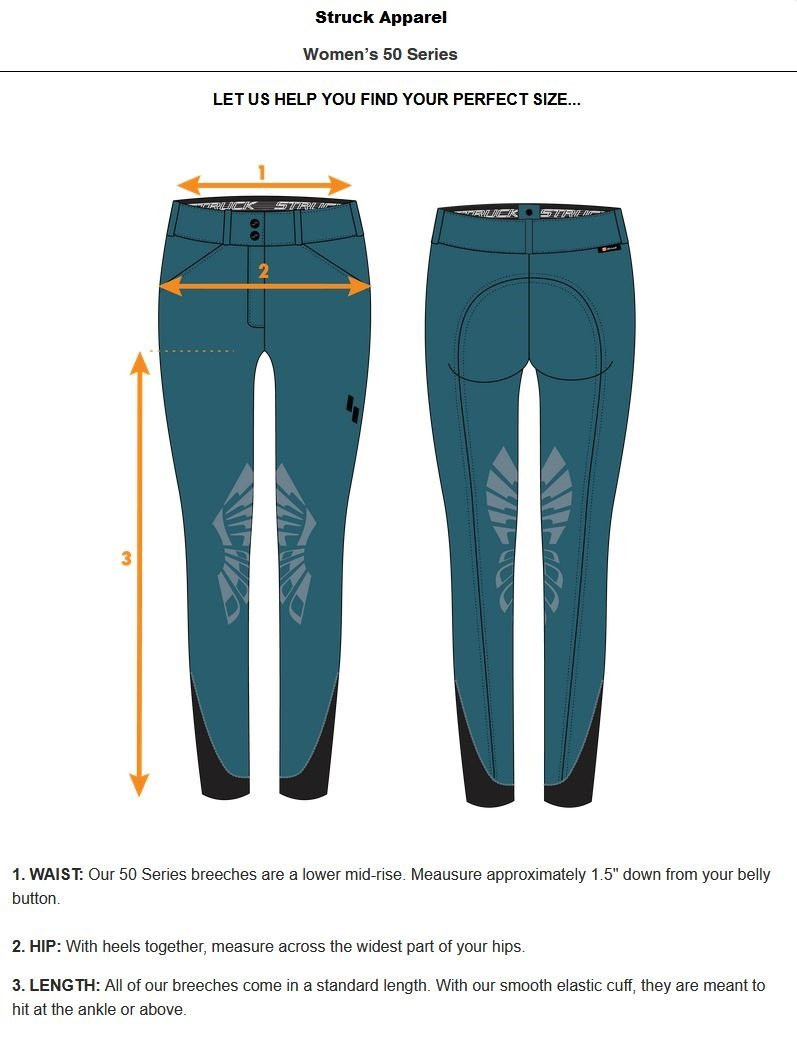 Struck Women 50 Series Breeches- Women's Riding Clothes