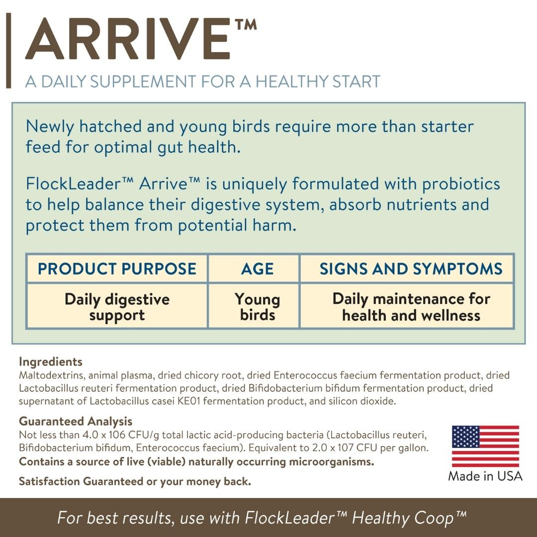 FlockLeader Arrive- Chicken Supplements