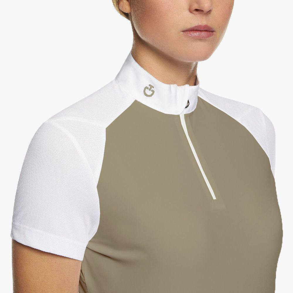Cavalleria Toscana Mitered Competition Polo Short Sleeve- Show Shirts