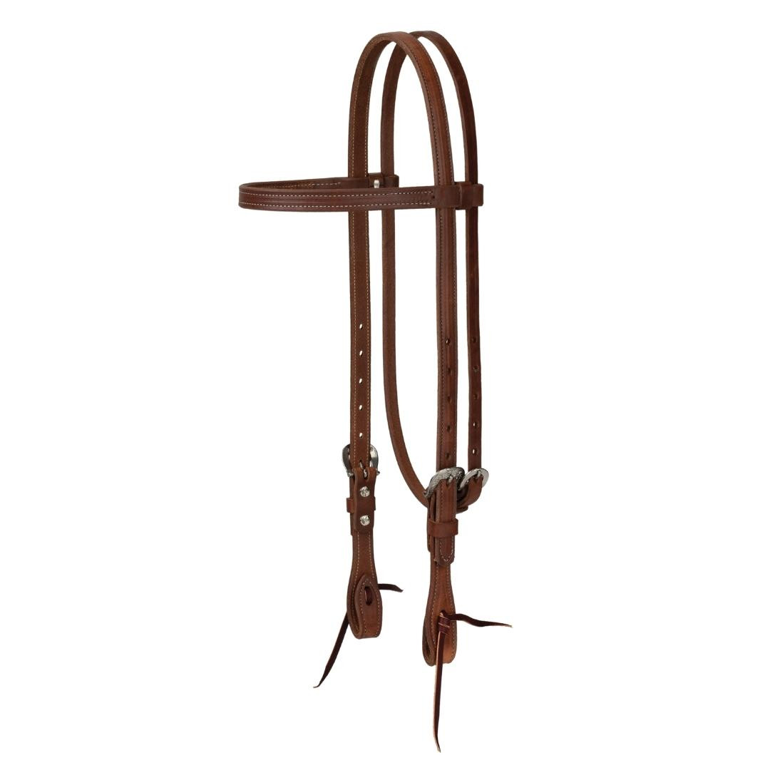 Weaver Synergy Floral Brow Headstall- Western Horse Tack
