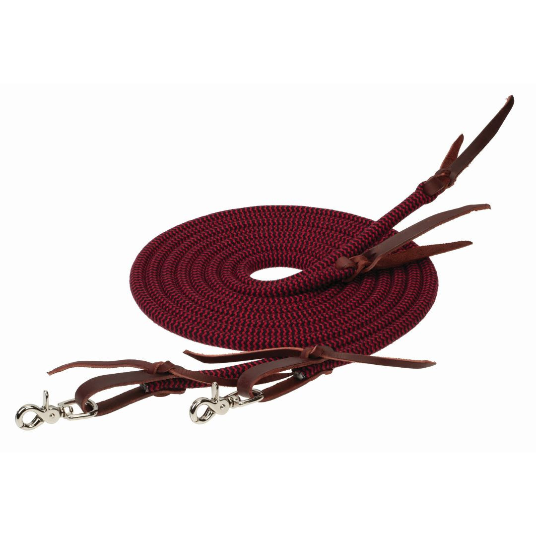 Weaver EcoLuxe Round Split Reins- Western Reins