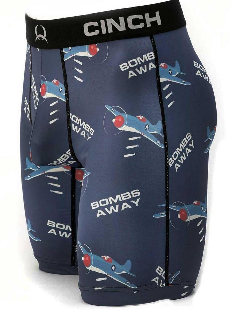 Men's Cinch Bombs Away Boxer Briefs- Men's Underwear