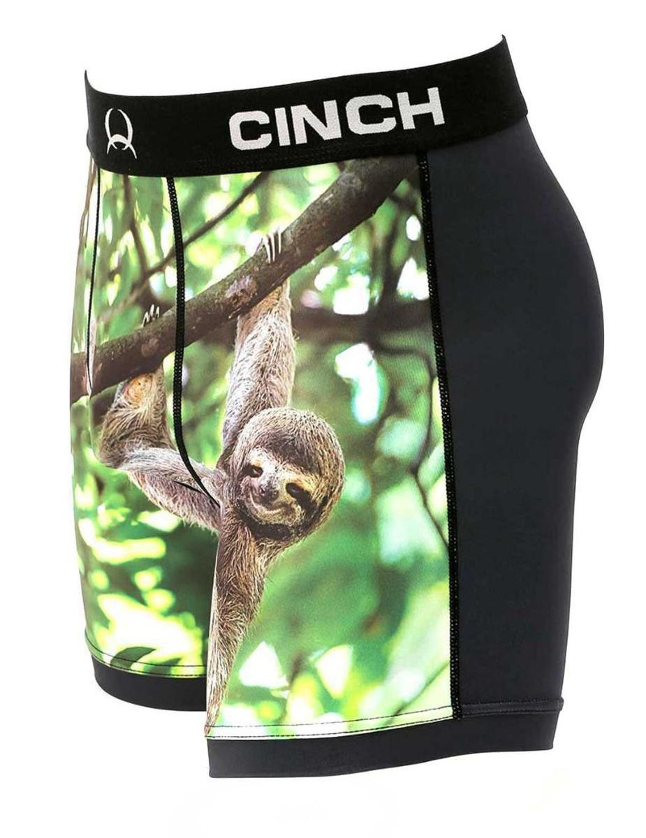 Men's Cinch Sloth Boxer Briefs- Men's Underwear