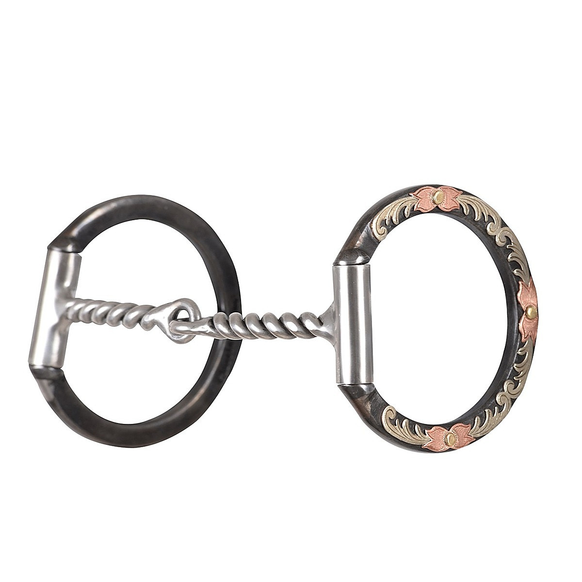 Classic Equine Twisted Wire Snaffle D-Ring- Western Bits