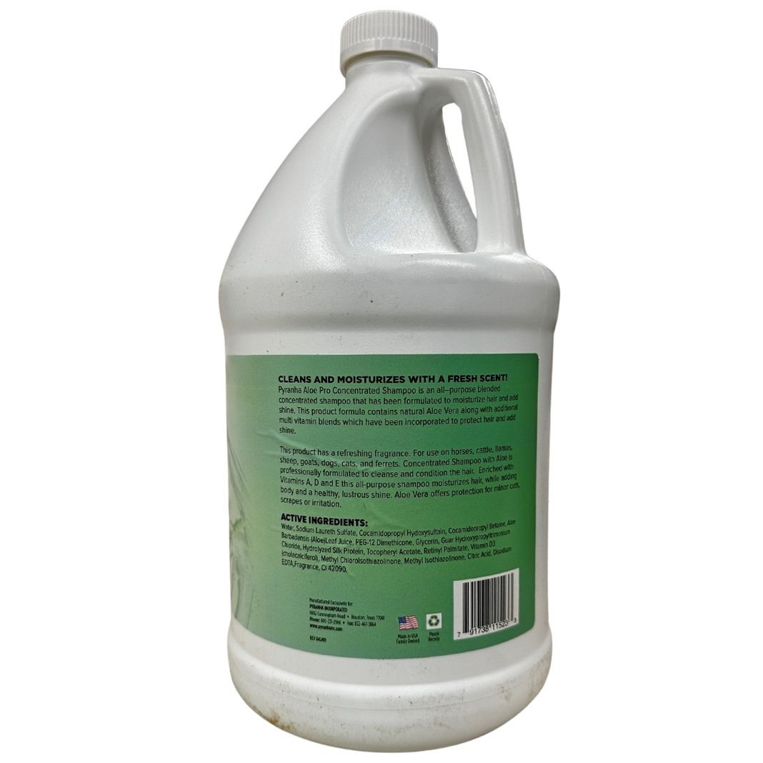 Pyranha Aloe Pro Shampoo- Horse Shampoo