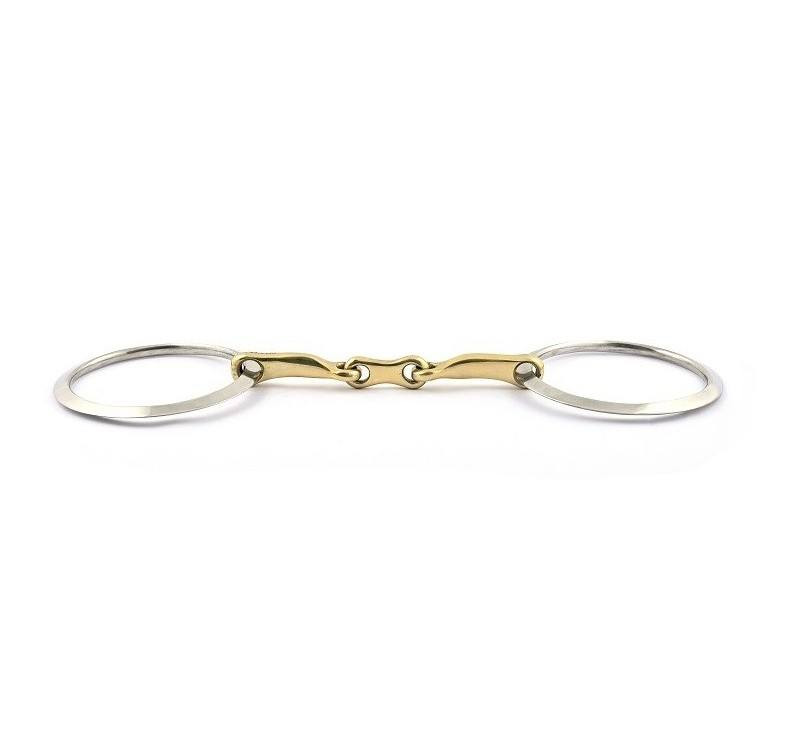 Jump'In French Link Thin Squared Loose Ring- English Horse Bits