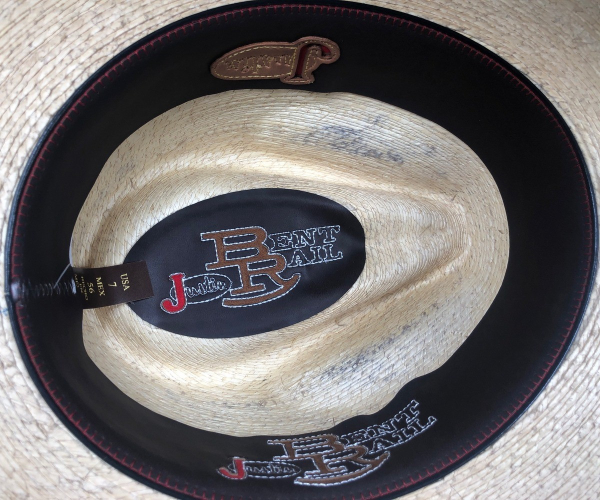 Justin Travis Bent Rail Palm Cowboy Hat- Western Hats