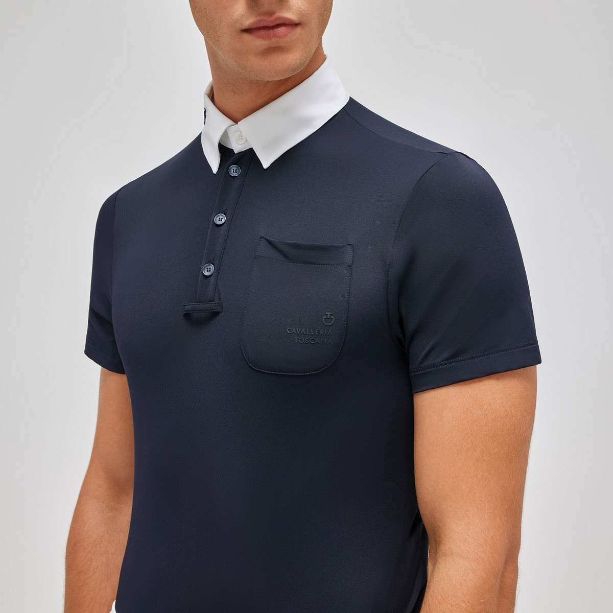 Men's Cavalleria Toscana Tech Polo SS- Equestrian Shirts