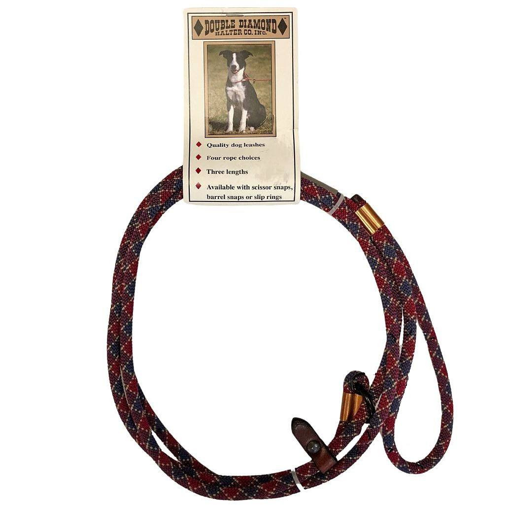 Double Diamond Rope Slip Leash- Dog Leashes