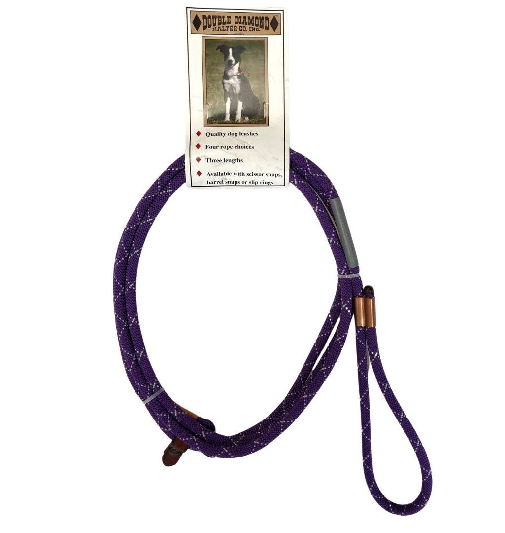 Double Diamond Rope Slip Leash- Dog Leashes
