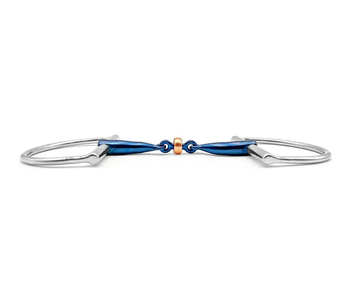 Fager Sally Titanium Hunter Dee Ring- Horse Bits