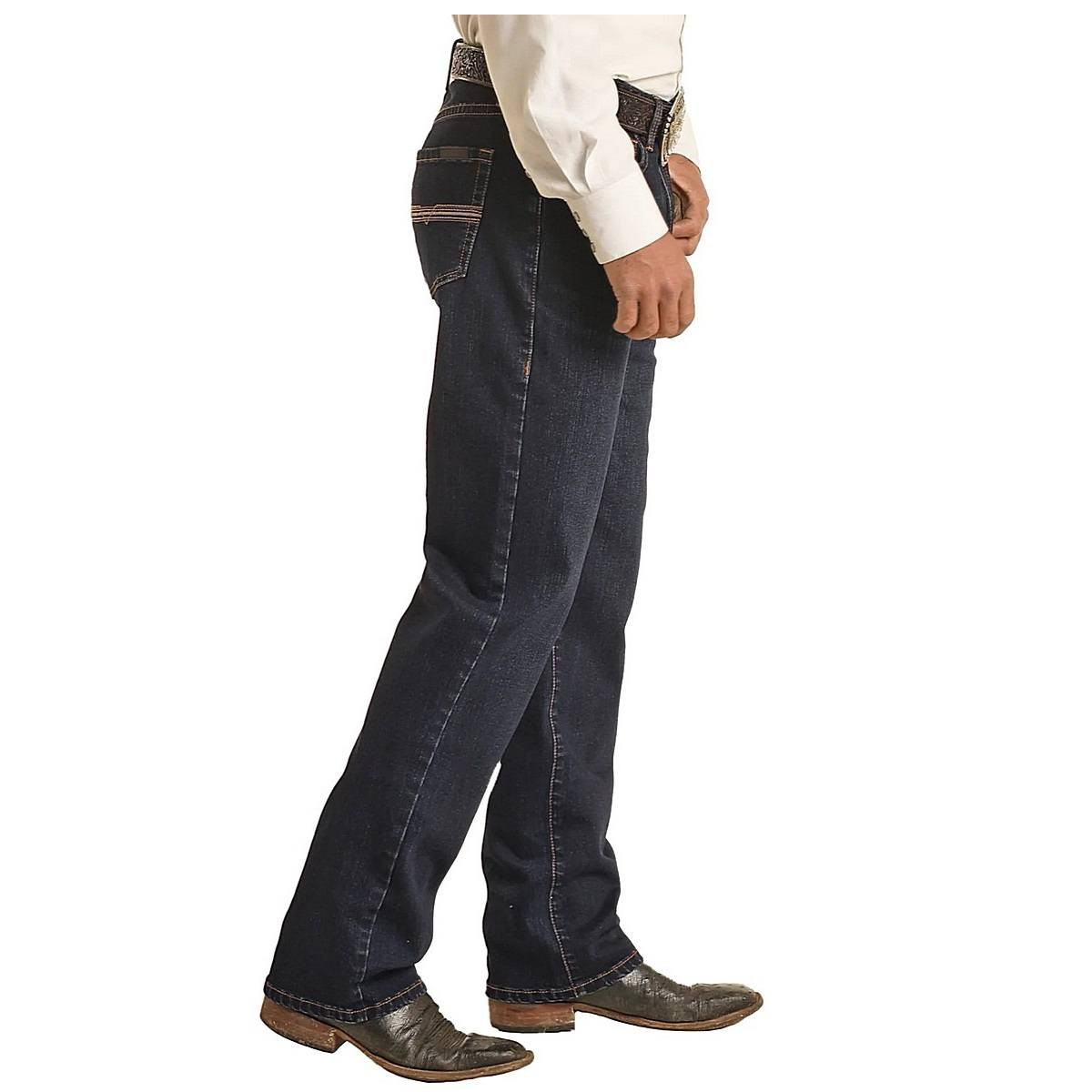 Men's Rock & Roll Denim Rope Stitch Jeans