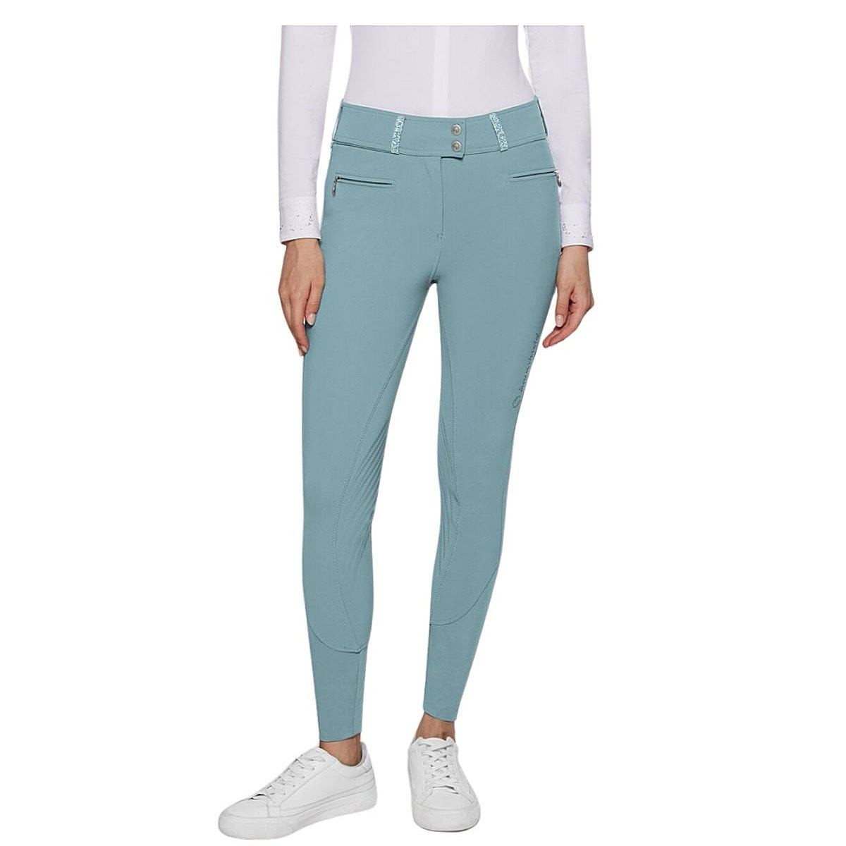 Samshield Claranova Full Seat Breeches | Spring Skies