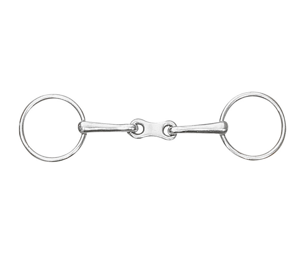 French Link Loose Ring Bradoon- Dressage Bits