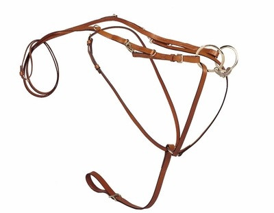 Tory Leather German Martingale- Horse Training Tack