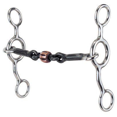 Reinsman Rosie Twisted Wire Dogbone Gag- Western Bits