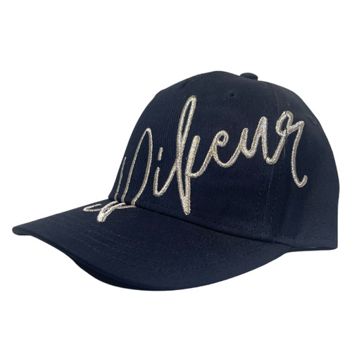 Pikeur Silver Metallic Logo Hat- Equestrian Ball Caps