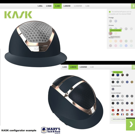 Custom KASK Helmet- Customized Riding Helmets