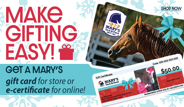 Mary's Tack and Feed - Online Tack & Horse Feed Store