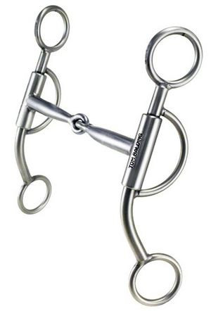 Western Short Shank Snaffle Bit - Tom Balding Bits