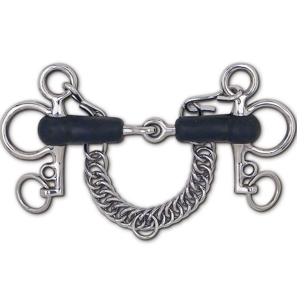 Toklat Tom Thumb Jointed Rubber Pelham- English Bits