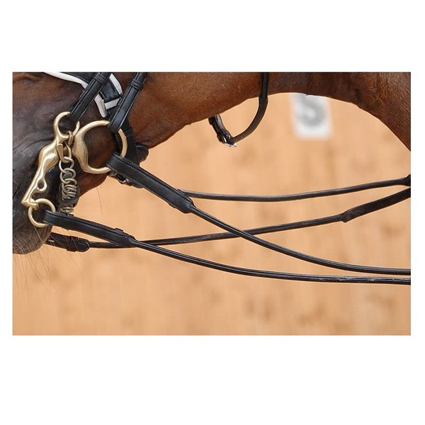 Dy'on Rolled Flat Reins- Dressage Reins & Tack