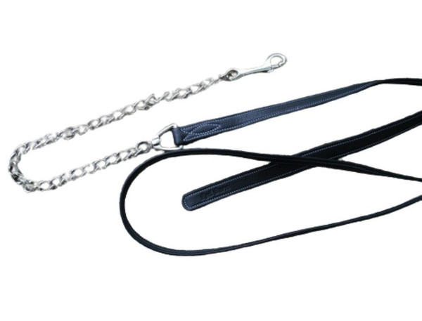 Red Barn Calf Lined Lead- Horse Lead Lines