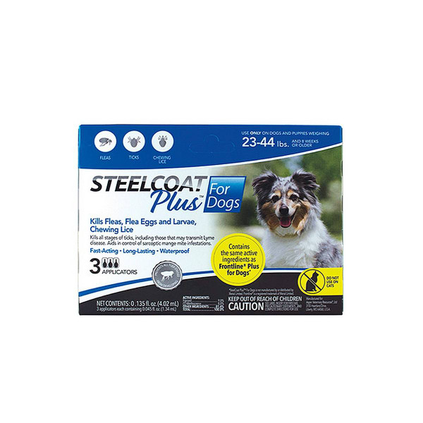 Steelcoat Plus for Dogs- Topical Flea Control
