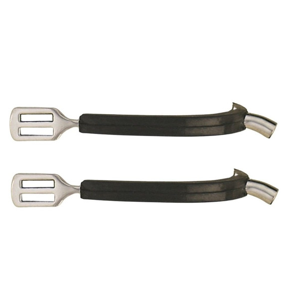 Centaur Rubber Covered Prince of Wales Spurs- English Spurs