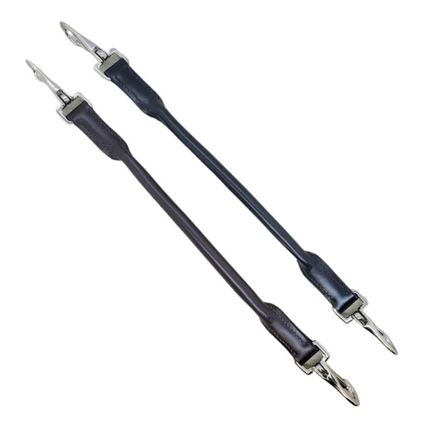 Black Oak Pommel Strap with Clips- Saddle Grab Straps