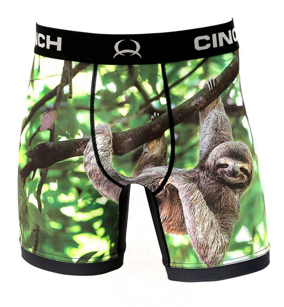 Men's Cinch Sloth Boxer Briefs- Men's Underwear