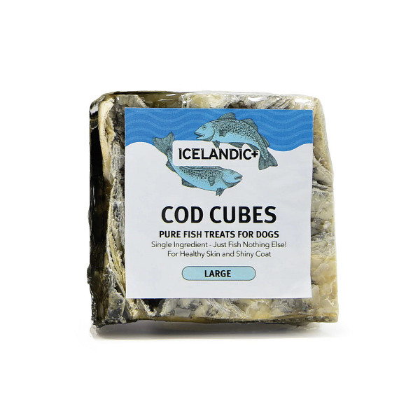 Icelandic+ Cod Skin Cube Dog Treat- Healthy Dog Treats