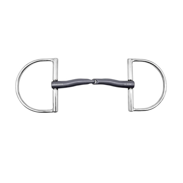 Fager Greta Titanium Hunter Dee Ring- Snaffle Bits
